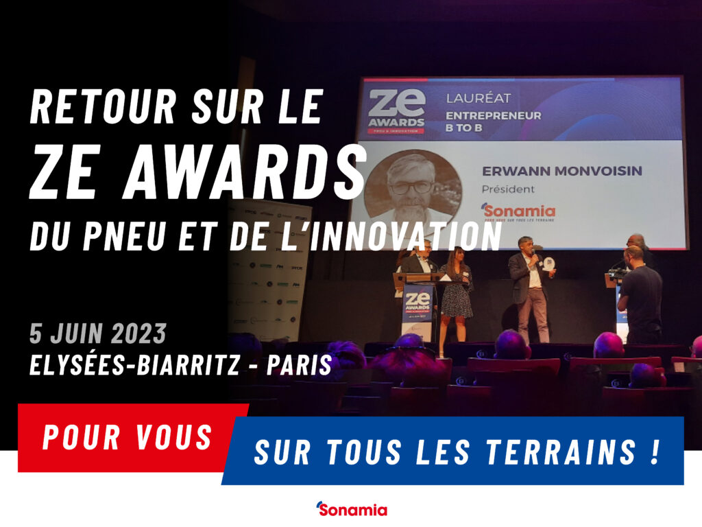 Sonamia BtoB entrepreneur of the year at the Ze Awards